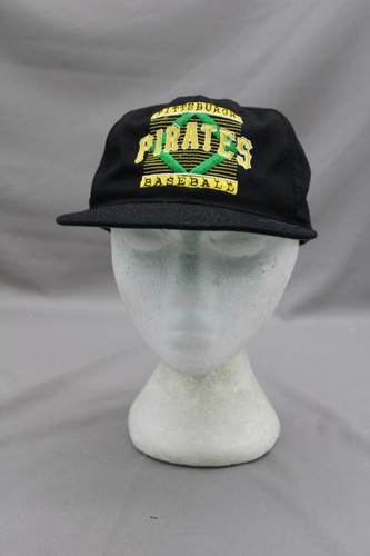 Pittsburgh Pirates Hat (VTG) - Baseball Field Block Script Graphic ...