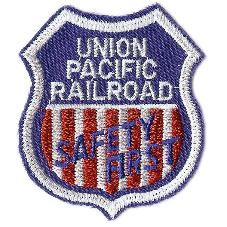 Patch- UNION PACIFIC RAILROAD -Safety First (UP) #9492 -NEW | eBay