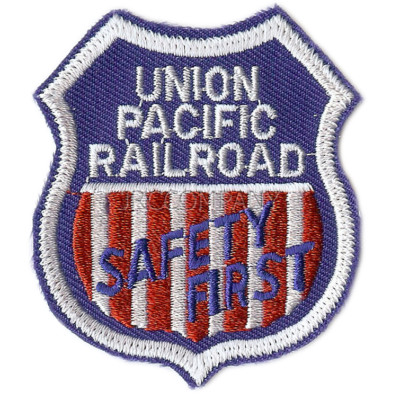Patch- UNION PACIFIC RAILROAD -Safety First (UP) #9492 -NEW | eBay