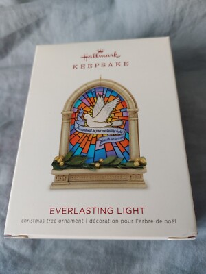Hallmark Keepsake Everlasting Light Stained Glass Window Ornament 2018 ...