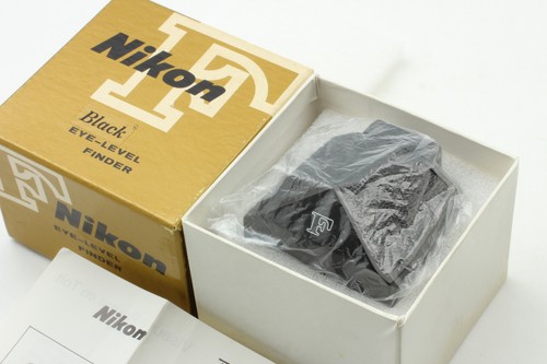 Rare [UNUSED] Nikon F Eye Level Prism Finder Black Viewfinder Vintage ...