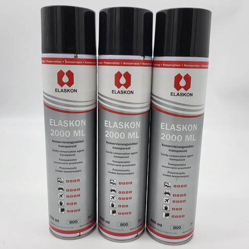 20,72€/L 3x Elaskon 2000 ML 600ml Spray Dose Konservierungsmittel ...