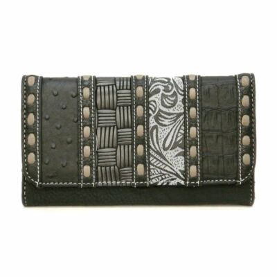 Designer inspired silverake black grey pup strip patchwork woman ...