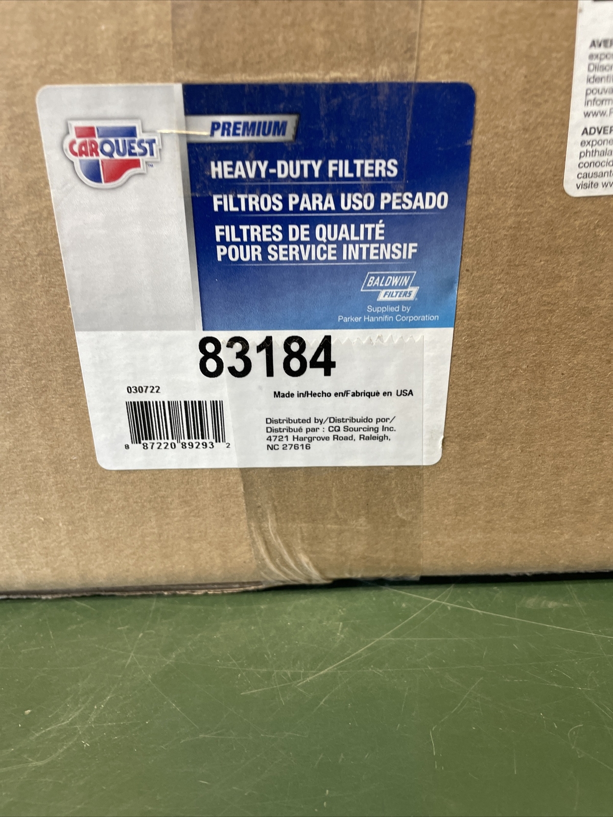 Air Filter CARQUEST 83184 for sale online | eBay