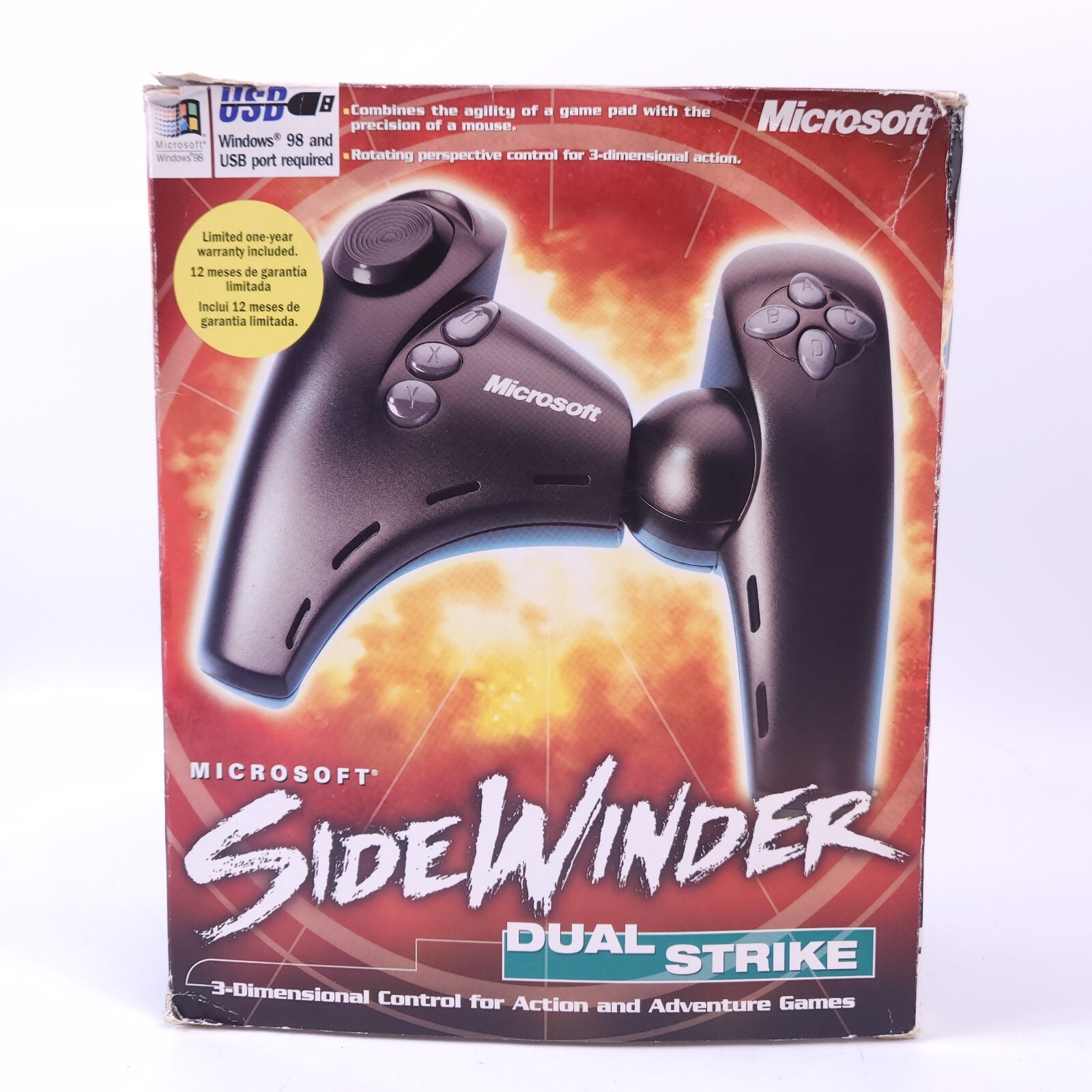 Microsoft SideWinder Dual Strike (C3200006) Gamepad 659556136116 | eBay