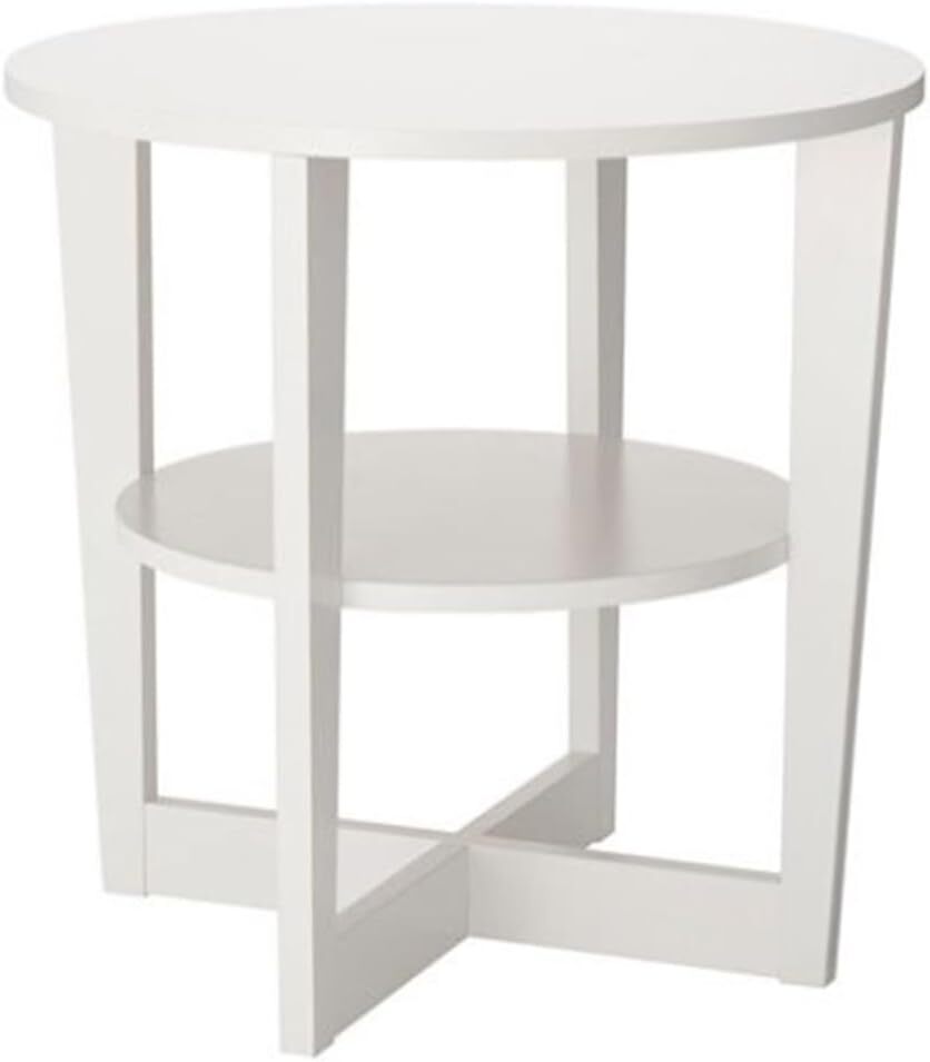 New Round Side Table Lamp Coffee Table Hallway Living Room Furniture 2 ...