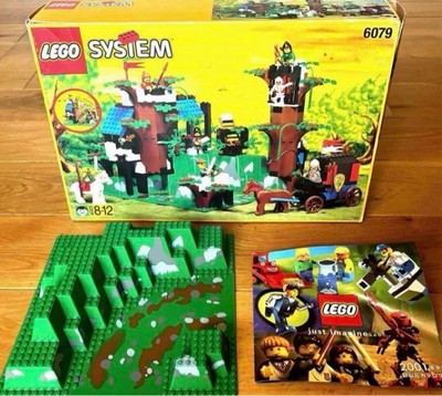 LEGO 6079 Dark Forest Fortress Base Plate Box 1996 Catalog Included ...