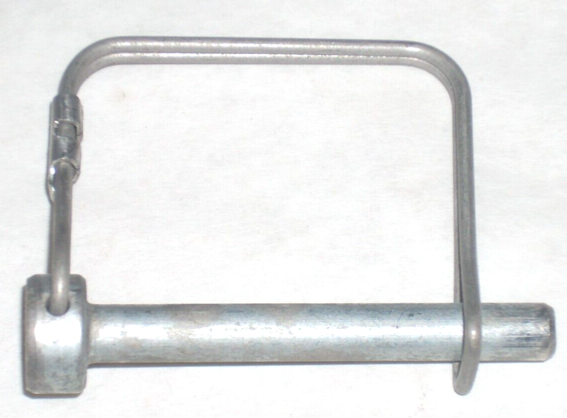 6 Safety Snapper Pins 2 Wire Galv Steel 5/16 Pin 2 1/2L Opening 1 5/8 W ...