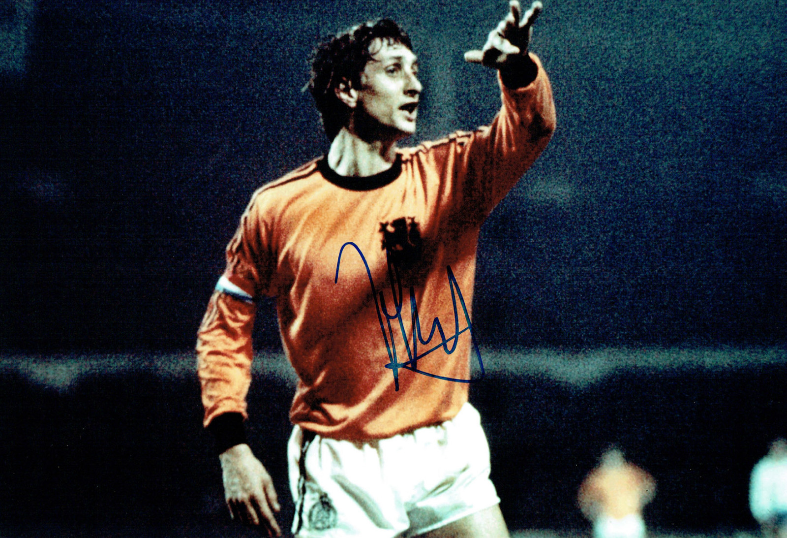 Johan CRUYFF Signed Autograph 12x8 Photo AFTAL COA Holland World Cup ...