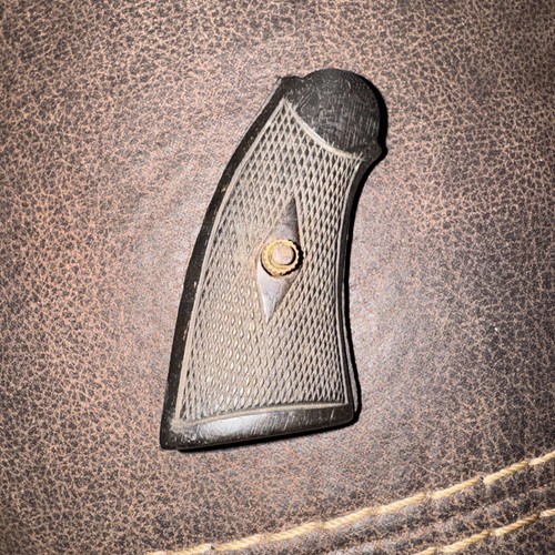 Vintage Smith & Wesson Revolver Diamond Checkered Grips w/Screw - VGC ...