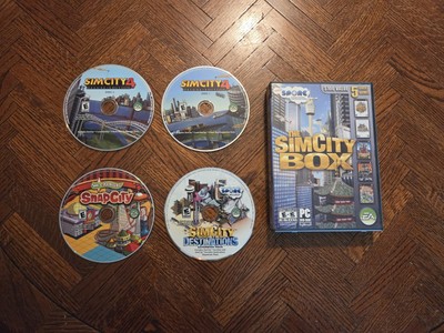 SIM City Box PC Game 2008 Snap 4 Rush Hour Destinations Societies ...