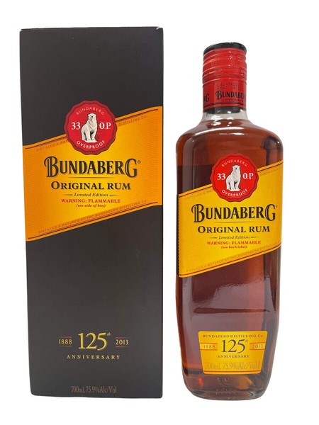 Bundaberg Rum 33 Op 125th Anniversary Edition Boxed Discontinued Line ...