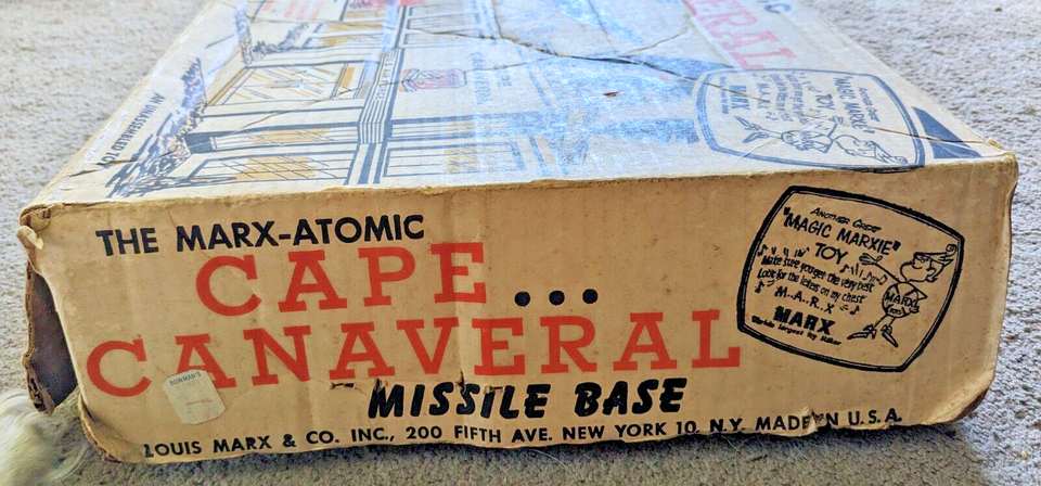 Vintage Marx Atomic Cape Canaveral Missile Base includes Space Talk ...