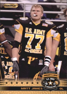 2010 Razor Army All-American Bowl #36 Matt James | eBay