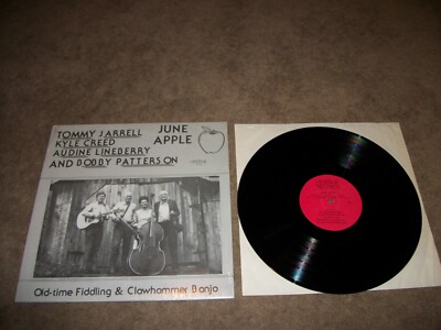 Tommy Jarrell June Apple: OLD TIME FIDDLING & CLAWHAMMER BANJO LP - NM ...