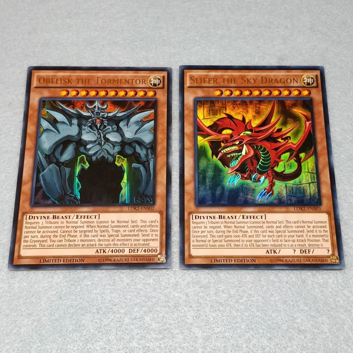 Obelisk The Tormentor Vs Slifer The Sky Dragon