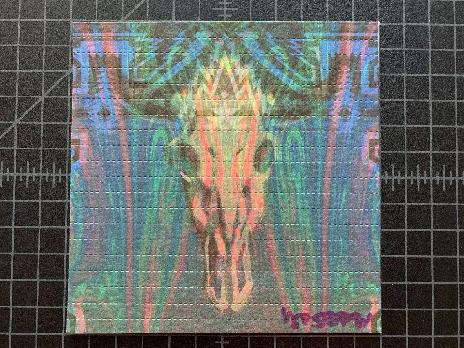 Grateful Dead desert skull BLOTTER ART perforated sheet paper ...