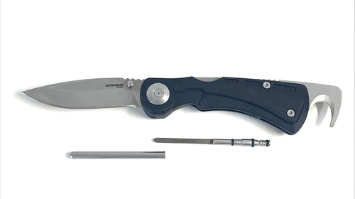 Leatherman Nehalem Hunting Knife 154CM Gut Hook Diamond Rod | eBay