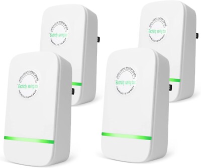 4 Pack Power Saver Elon Musk, Stop-Watt Energy Saving Device New 90V ...