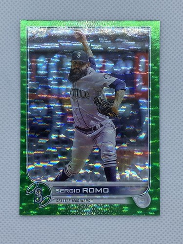 2022 Topps Update - Green Foil /499 - Sergio Romo - Mariners | eBay