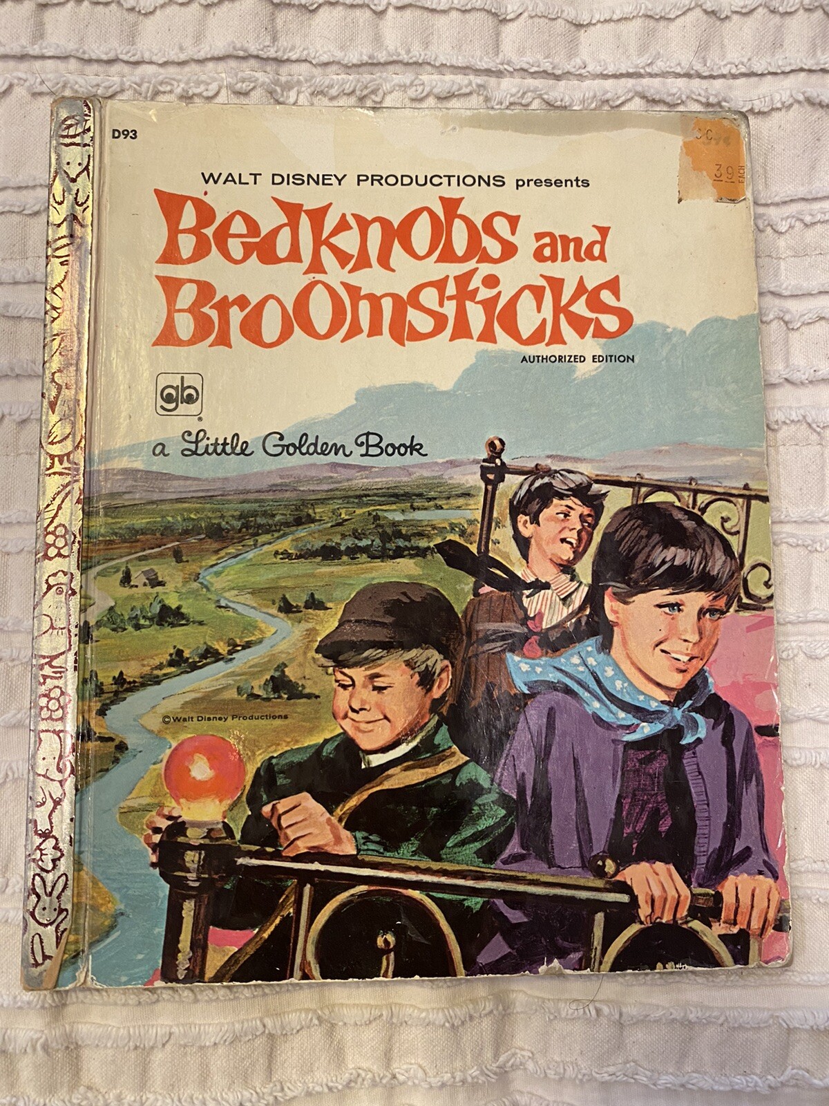 BEDKNOBS AND BROOMSTICKS LITTLE GOLDEN BOOK 1971 DISNEY VERY GOOD! | eBay