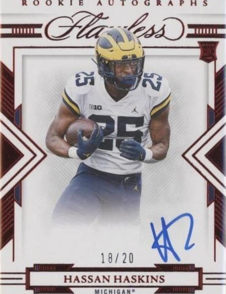2022 Panini Flawless Collegiate - Rookie Autographs Ruby #96 Hassan ...