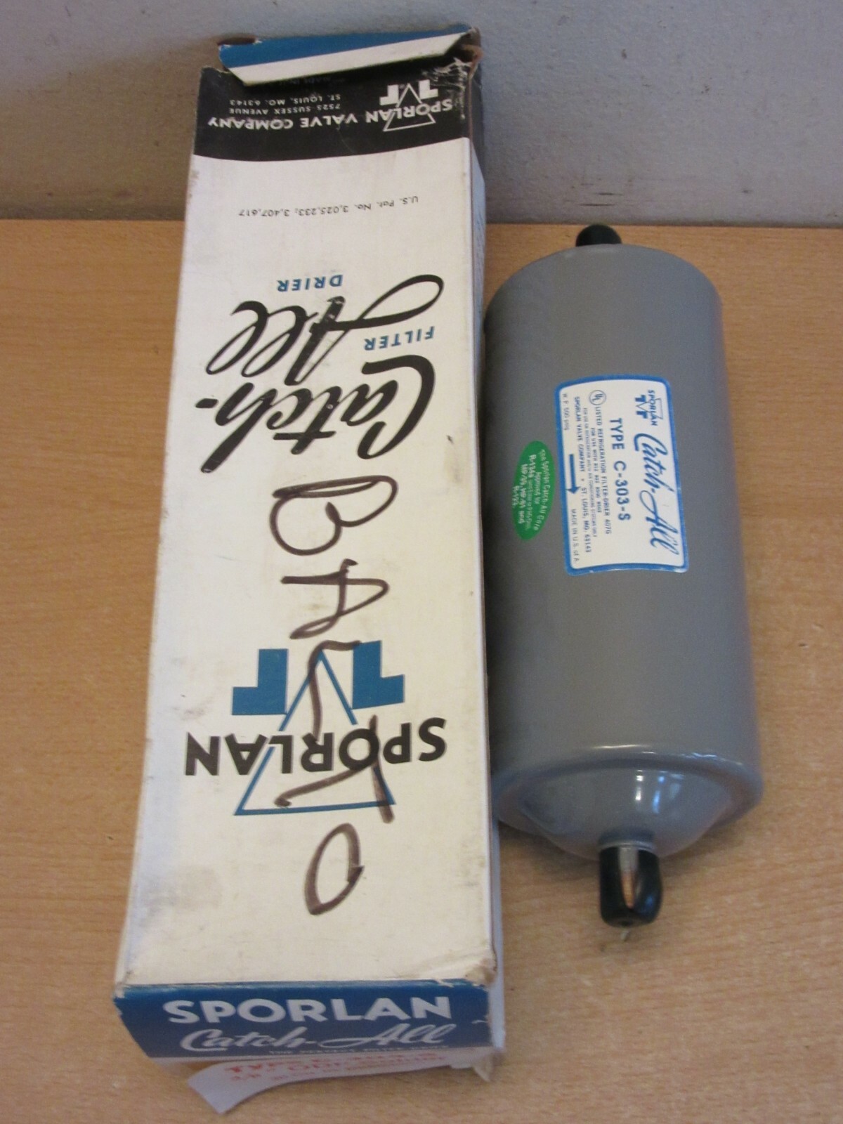 Sporlan Catch-All filter drier C-303-S 3/8" ODF Solder - NEW | eBay