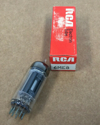 RCA 6ME8 VINTAGE ELECTRON TUBE GTE 9 PIN MADE IN U.S.A. | eBay
