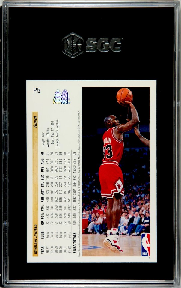 1992 Upper Deck McDonalds P5 Michael Jordan SGC 10 GEM MINT | eBay