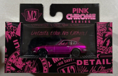 NEW 2024 M2 Machines Pink Chrome Walmart Exclusive - 1970 Nissan ...