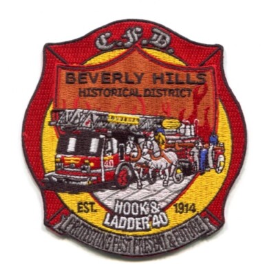 Chicago Fire Department Hook and Ladder 40 Patch Illinois IL | eBay