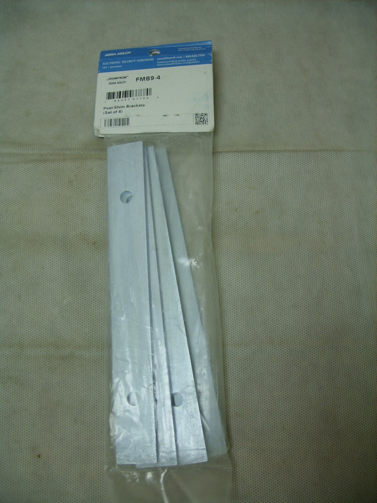 FMB9-4 Post Shim Brackets Set of 4 Securitron Assa Abloy Magnalock Flex ...