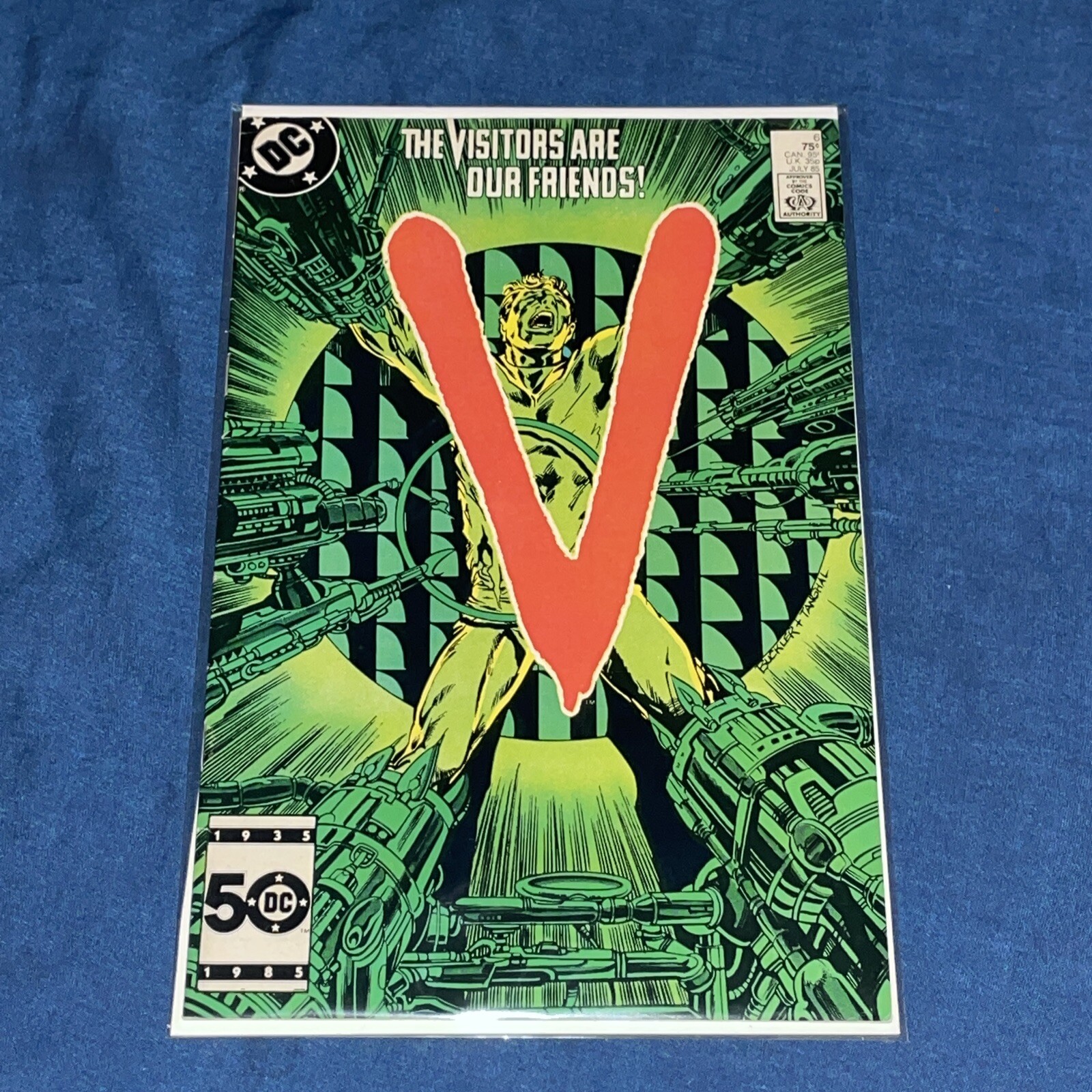 V Sci-Fi TV Series Comic Book #6 DC Comics 1985 NEAR MINT NEW UNREAD | eBay