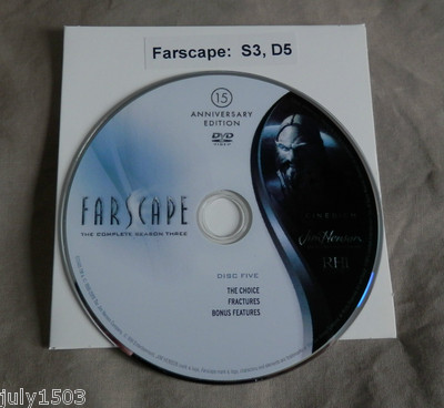 (1) NEW Farscape Season 3 Disc 5 Replacement DVD, 15th Anniversary ...