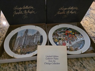 Chicago Collection Collector Plates 1981 Lot of 2 | eBay