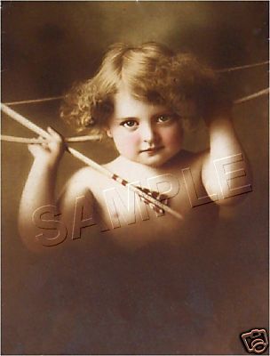 VICTORIAN ~ CUPID AWAKE ~ 1897 MB PARKINSON CANVAS ART | eBay