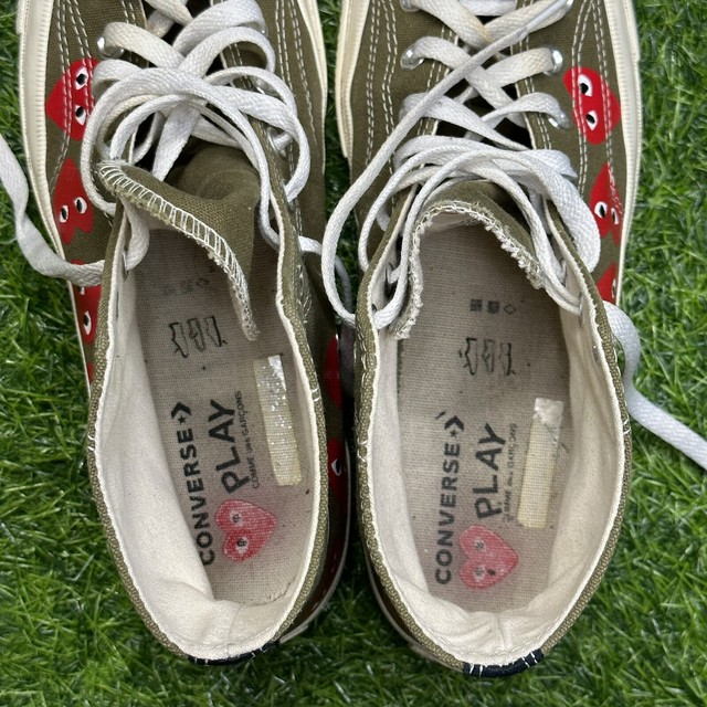Size 10 - Converse Chuck 70 High Top x Comme des Garcons Play Multi ...