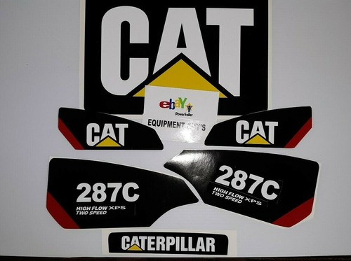 STICKER SET SKID STEER CATERPILLAR CAT DECAL KIT LOADER 287C XPS 2 ...
