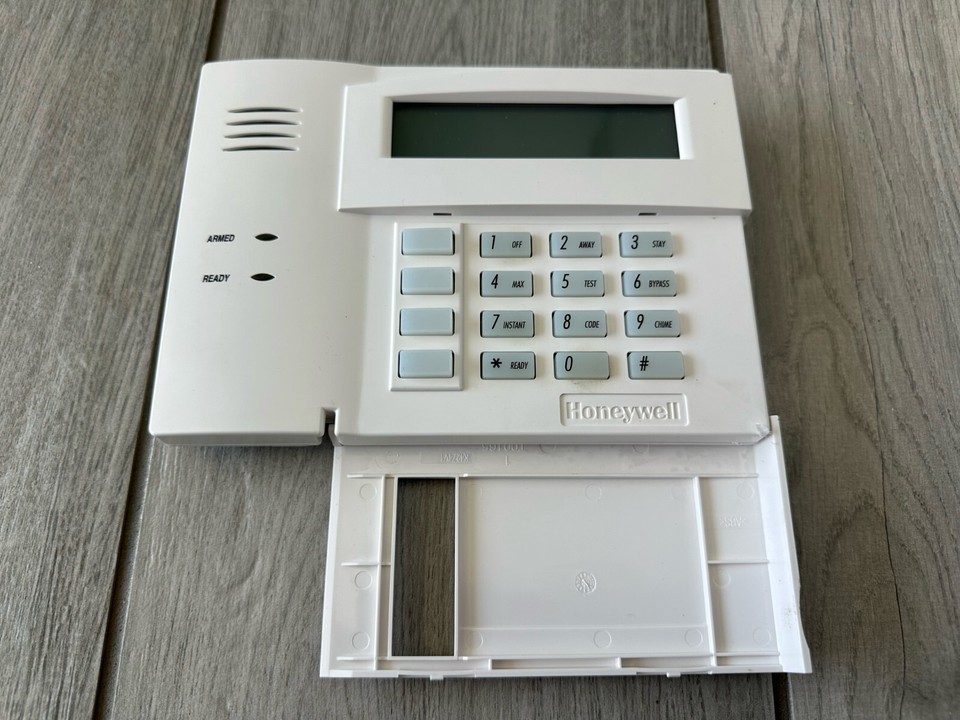Honeywell 6160 Security Ademco Alpha Display Keypad - White FREE ...