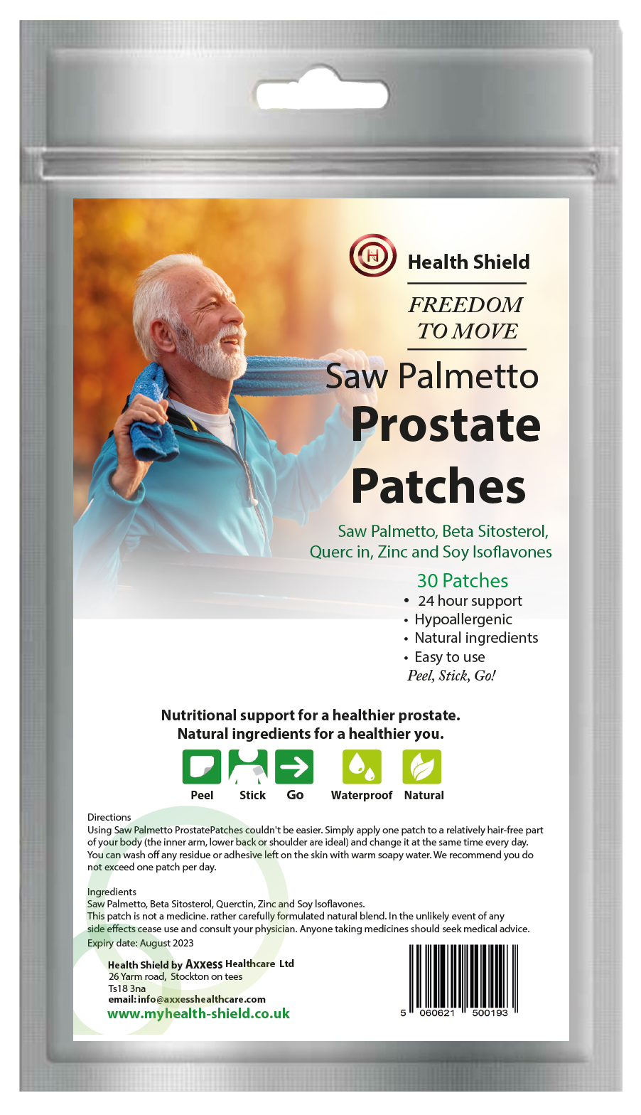Saw Palmetto Prostate Patches (30 Patches) | Prostate Health | eBay UK
