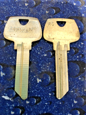 Sargent RG Silver Key, uncut blank NOS ~ Lot of 4 keys | eBay