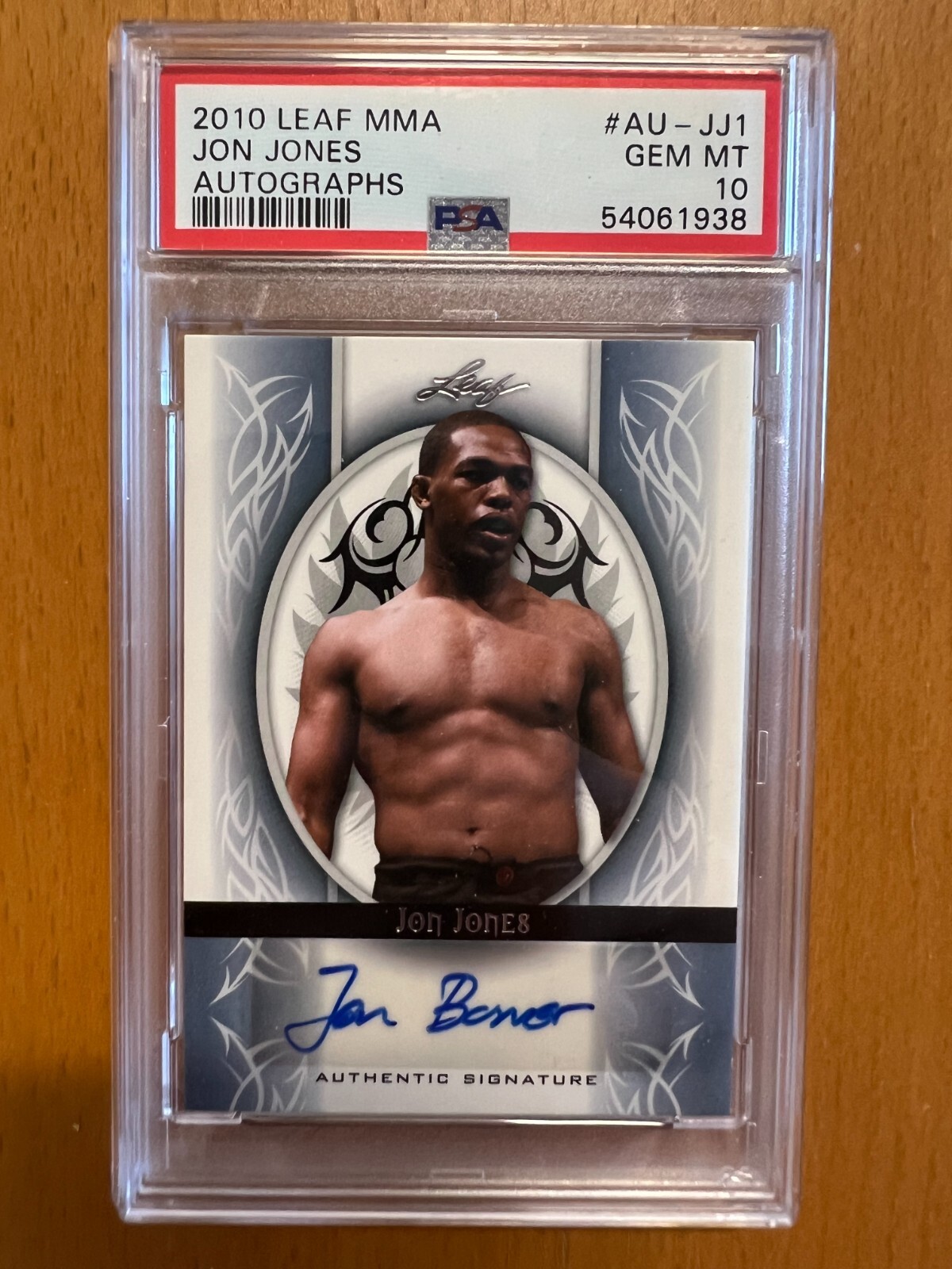 2010 LEAF MMA Jon Jones #AU-JJ1 Autographs PSA 10 | eBay