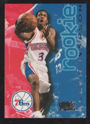 1996 1997 SKYBOX PREMIUM BASKETBALL #216 ALLEN IVERSON ROOKIE NMMT ...