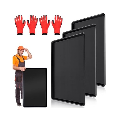 Truck Oil Catch Pans, 3 Pcs, 35.4x24 Inch, Reliable Fluid Spill ...