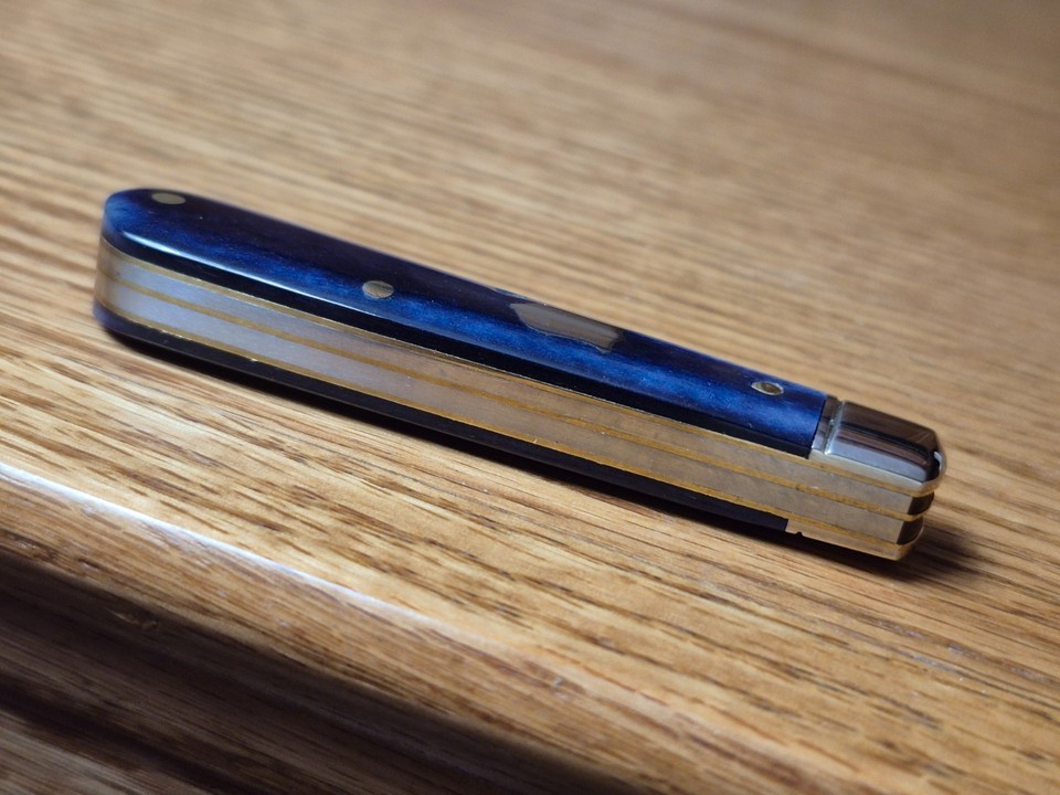 Great Eastern Cutlery Northfield 143223 Navy Blue Smooth Bone 2 Blade ...