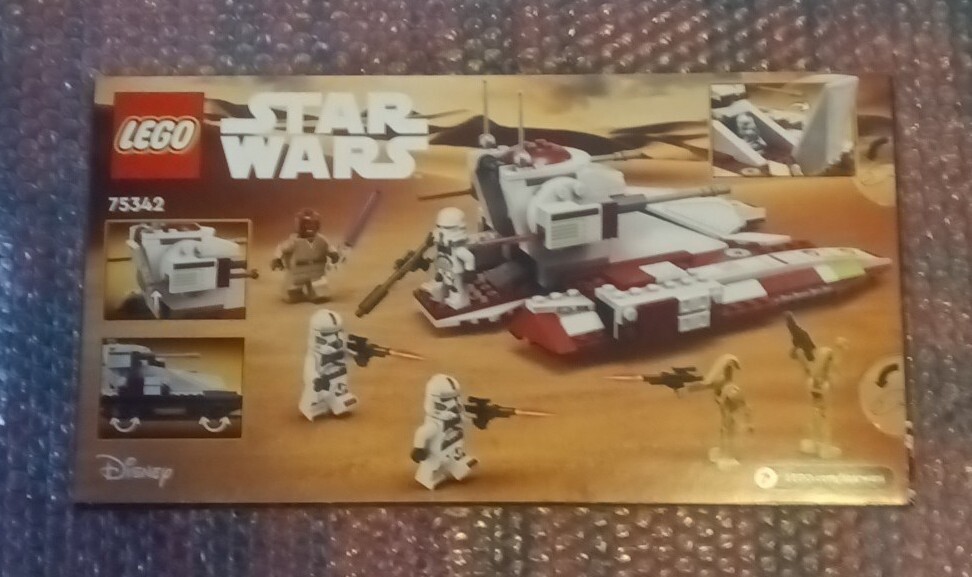 LEGO STAR WARS: Republic Fighter Tank 75342 Mace Windu Clone Trooper ...