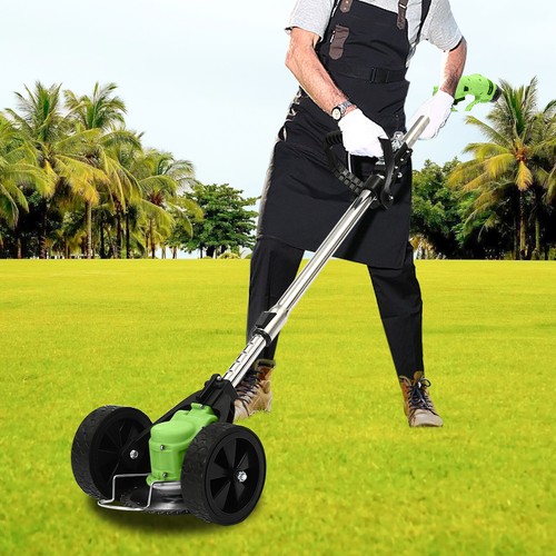 Cordless Foldable Lithium Mower W/ Wheels Green Mini-mower Grass ...