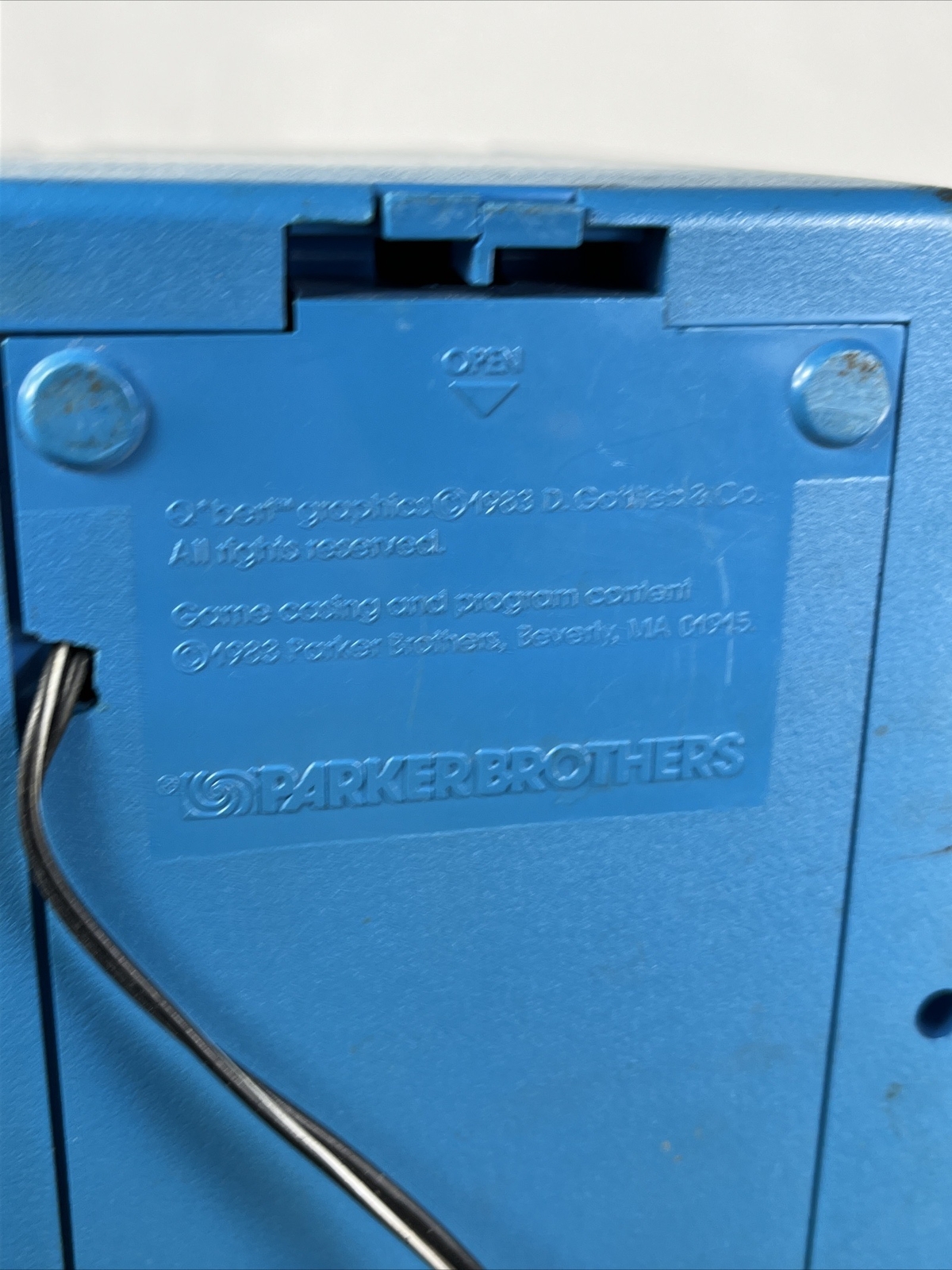 Vintage Q-Bert tabletop arcade Parker Bros electronic game W Power Plug ...