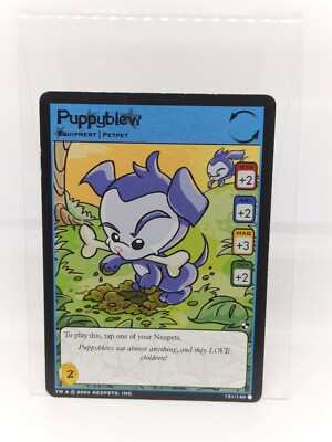 Neopets Card Battle For Meridell Puppyblew 131/140. 2004 | eBay