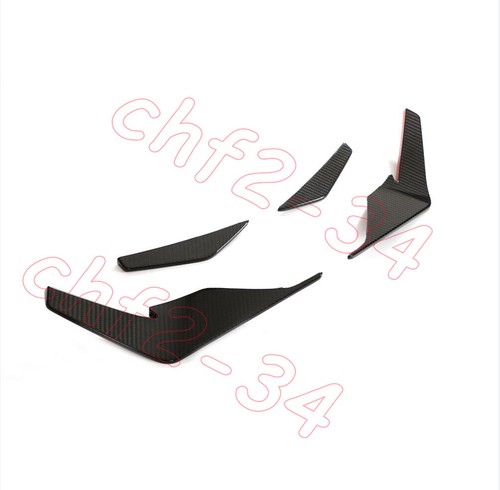 For Audi R8 Coupe 2019-23 Carbon Fiber Front Fog Lamp Eyebrow Spoiler ...